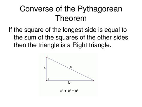 PPT 9 3 Converse Of A Pythagorean Theorem PowerPoint Presentation