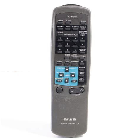 Aiwa Rc 6as02 Remote Control For Cd Stereo System Nsx Avf77 And More