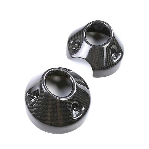 100 Carbon Fiber Motorcycle Exhaust Rear Tail Covers Fairing Caps For