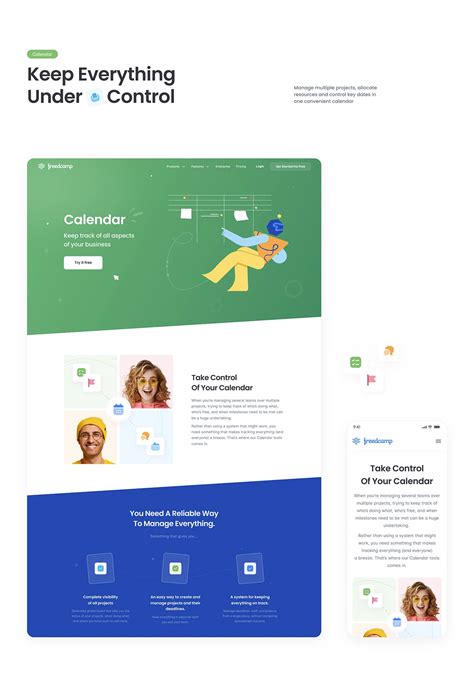 Freedcamp Uiux Design For Project Management Platform Behance