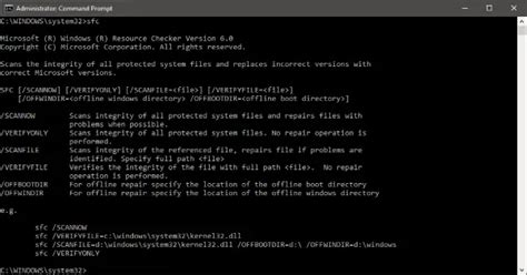 Run Sfc Scannow System File Checker On External Drives