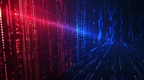 Abstract Digital Data Stream Generative Ai Premium Ai Generated Image