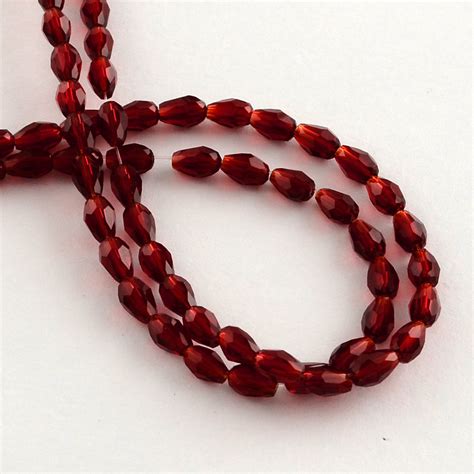 Намистини кришталеві в формі крапель