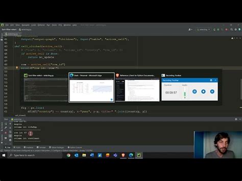 فیلم آموزشی سلول های واکنشی Datatable Dash Plotly Python با زیرنویس فارسی فیلمهای Python