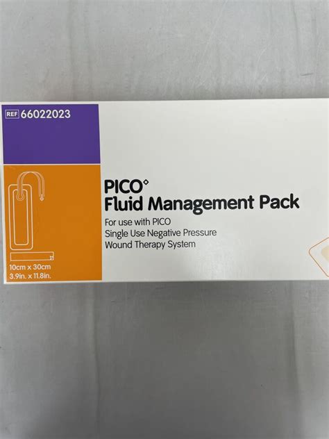 New Smith And Nephew 66022023 Pico Npwt Fluid Management Pack 10cm X 30cm
