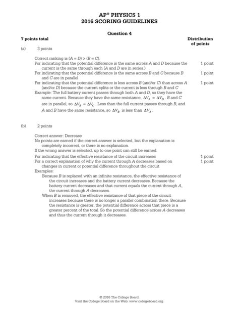 AP Physics Babe Sample Question