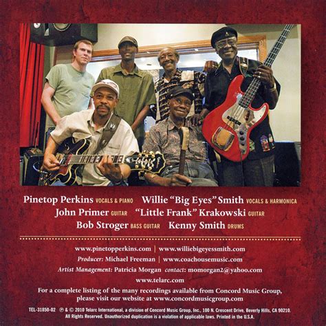 Car Tula Interior Frontal De Pinetop Perkins Joined At The Hip Portada