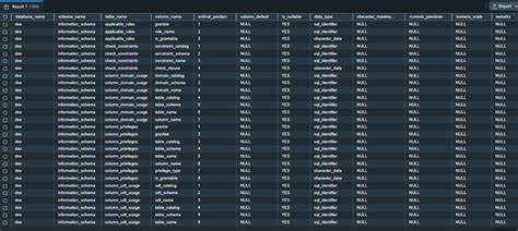 How Do I Get Table And Column Information From Redshift Spark By Examples