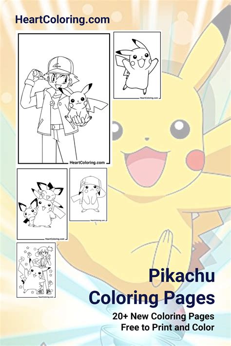 Pokemon Ash And Pikachu Sd5a0 Coloring Pages Printable