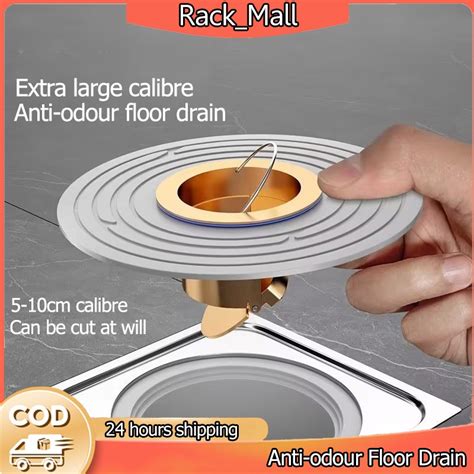 Universal Dectable Floor Drain Anti Odor Sink Strainer Magnetic Self Closing Backflow Preventer