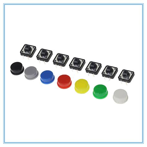 PCSMixed Color Smart Electronics Tactile Push Button Switch Momentary MM Micro Switch