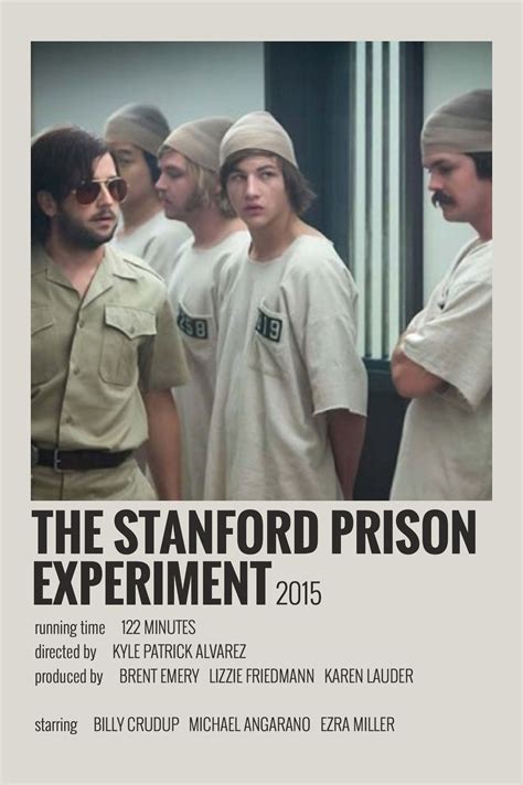 The Stanford Prison Experiment Polaroid Poster Prison Break