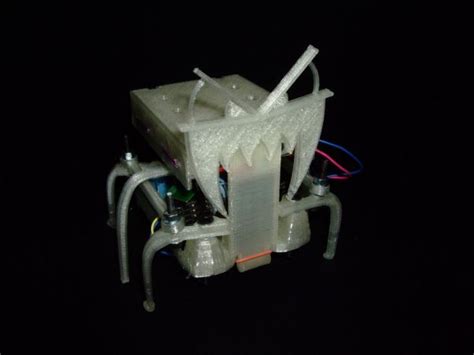 Hexapoduino Tiny Hexapod 3d Printed Arduino Controlled Duino