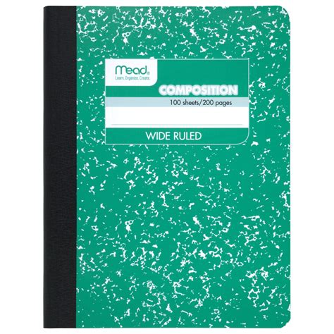 Mead Square Deal Color Composition Book Wide Ruled 100 Sheets 9 34 X 7