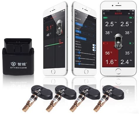 OBD Bluetooth Wireless TPMS Tire Pressure Monitor System Internal Sensor TPMS China TPMS And