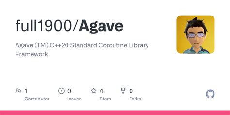 GitHub Full1900 Agave Agave TM C 20 Standard Coroutine Library