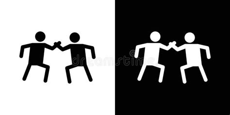 Karate Icon Linear Logo Isolated Stock Vector Illustration Of