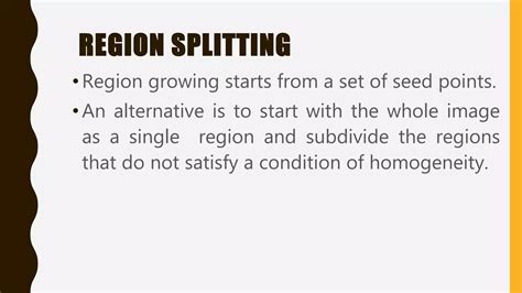 region based segmentation pptx