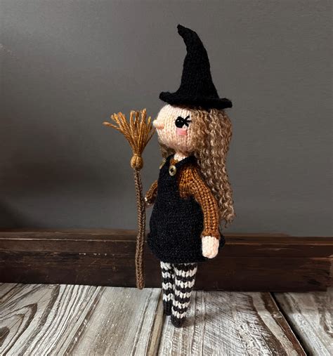 Little Witch Knitting Pattern Etsy