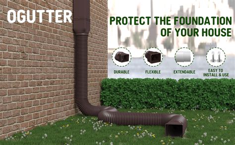 Ogutter Rain Gutter Downspout Extensions Downspout Extender For
