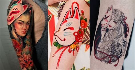 Kitsune Traditional Tattoo