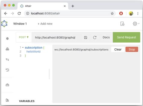altair subscriptions don t work · issue 221 · graphql java kickstart graphql spring boot · github