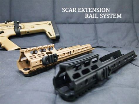 Angry Gun Scar Rail Extension Pre Order Popular Airsoft Welcome To