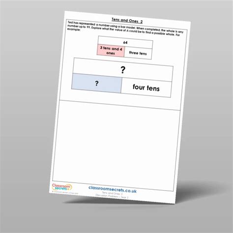 Year 2 Tens And Ones 2 Reasoning And Problem Solving Resource Classroom Secrets