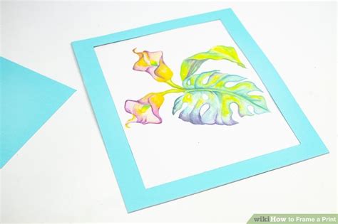 3 Ways To Frame A Print WikiHow