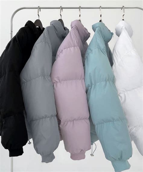 당일출고 가성비템 5color 오버핏 파스텔 숏패딩 빅사이즈패딩 오버핏패딩 경량패딩 롱패딩 심플패딩 루미에르 숏코트 울코트
