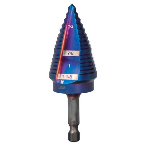 Spyder Mach Blue 14 In 16 Step Drill Bit 316 In To 1 18 In 19023