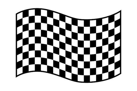 Premium Vector Wavy Checkered Flag