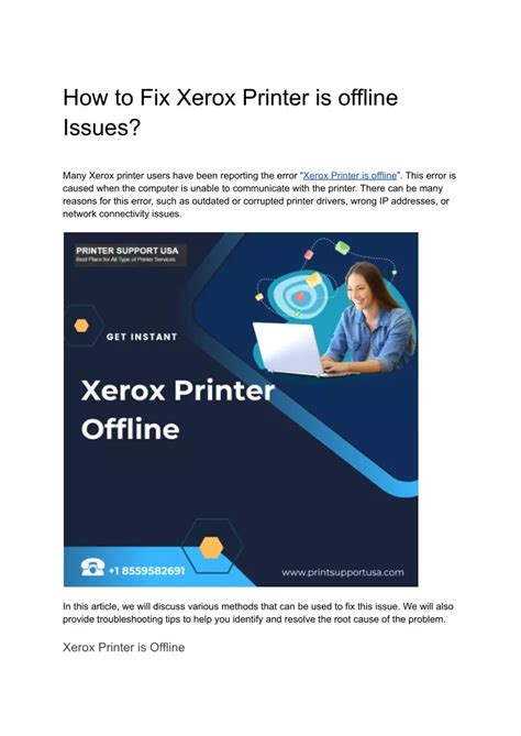 PPT How To Fix Xerox Printer Is Offline Issues PowerPoint Presentation ID 11823634