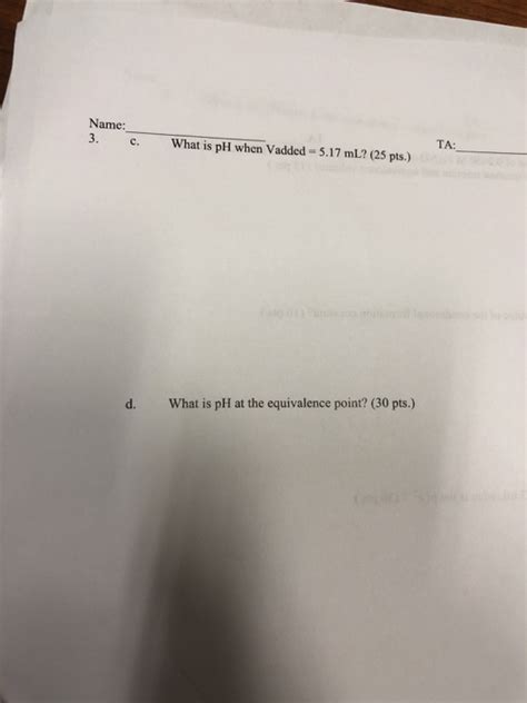 Solved Analytical Chem Chegg