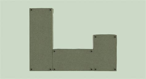 3d Model Classical Sectional Sofa Turbosquid 1270384