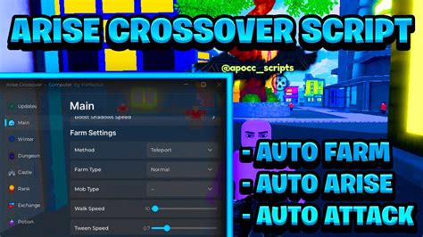 NEW OP Arise Crossover Script Pastebin ROBLOX Auto Farm More Exploit YouTube