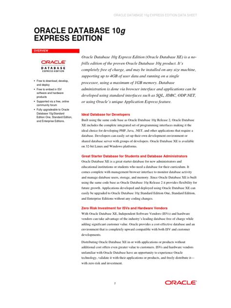 10g overview pdf oracle database linux