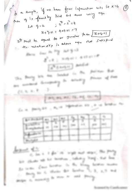 Solution Error Detecting And Error Correcting Code 1 Studypool