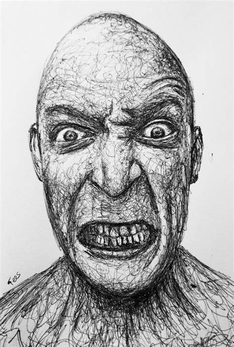 Angry Faces Drawings