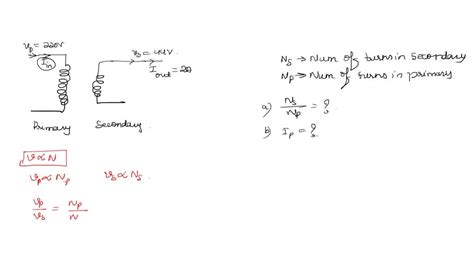 Solved The Input And Output Voltages Of A Transformer Are 220 V And 44v Respectively Find A