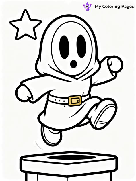 29 Shy Guy Coloring Pages Free Pdf Printables