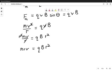 video solution consider a particle with mass m charge q and constant