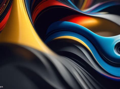 Premium Ai Image Ebony Enigma Unveiled Abstract Background In