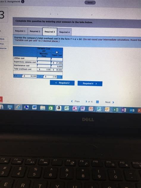 Solved Ssignment Problem 5a 8 High Low Method Predicting
