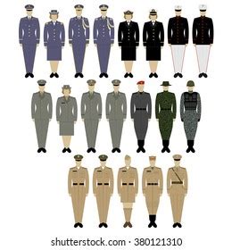 Military Dress Uniforms For Each Branch