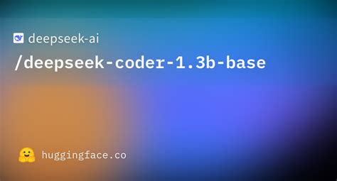 deepseek ai deepseek coder 1 3b base · hugging face