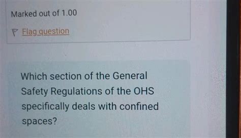 Marked Out Of 100 Flagquestion Which Section StudyX