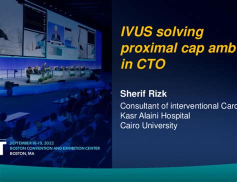 Tct 786 Ivus Solving Proximal Cap Ambiguity In Cto