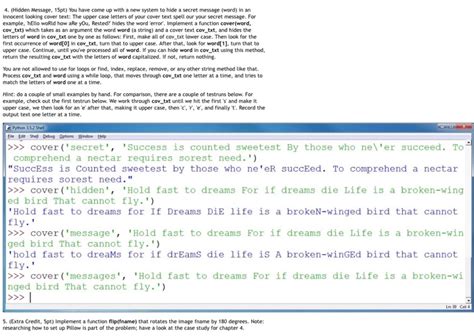 Solved 4·hidden Message 15pt You Have Come Up With A New