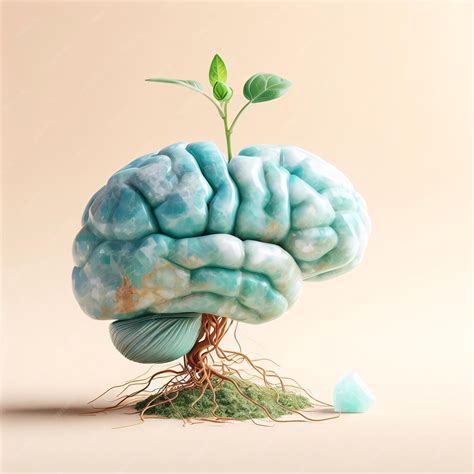 Premium Ai Image Mindfulness Brain Illustration